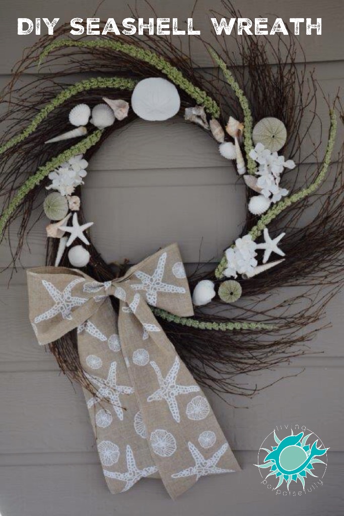 5 Tips for a Fabulous Seashell Wreath - Living Porpoisefully