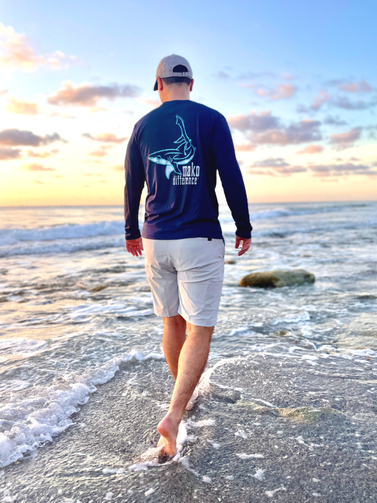 Mako Difference™ Shark Eco Sun Shirt 100% Recycled - Living Porpoisefully
